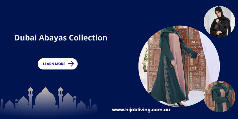 Experience the Essence of Luxury with Our Elegant Dubai Abayas Collect – Hijab Living