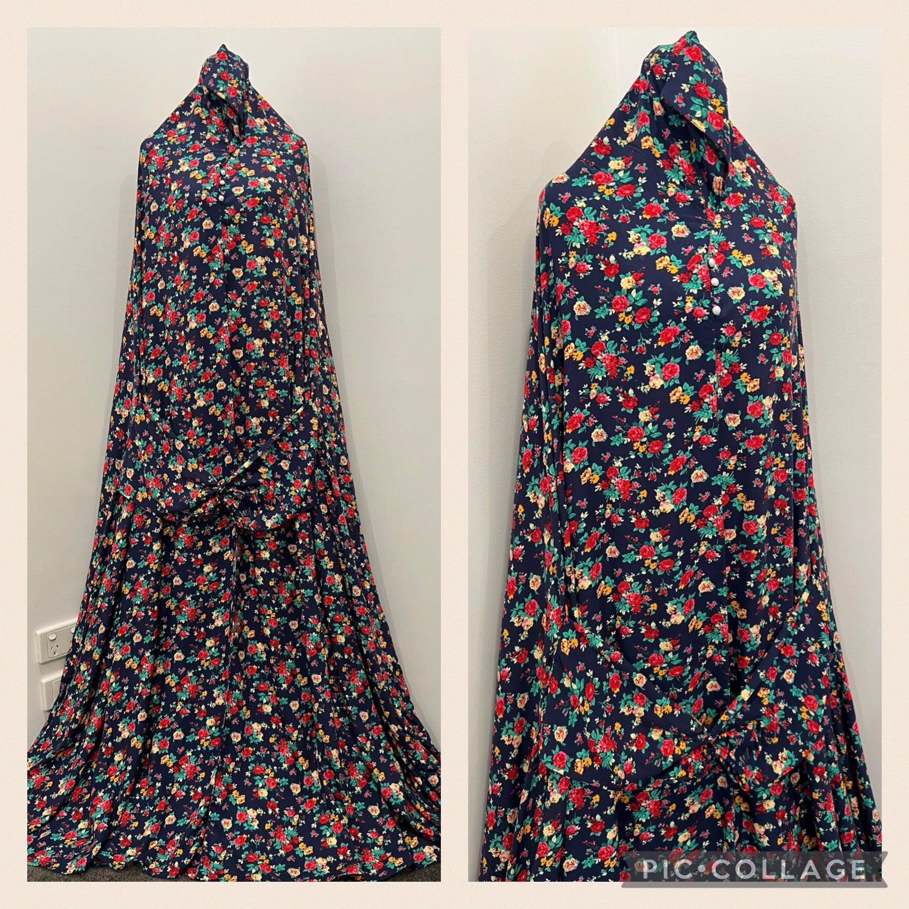 Printed Prayer Long Jilbab – Hijab Living