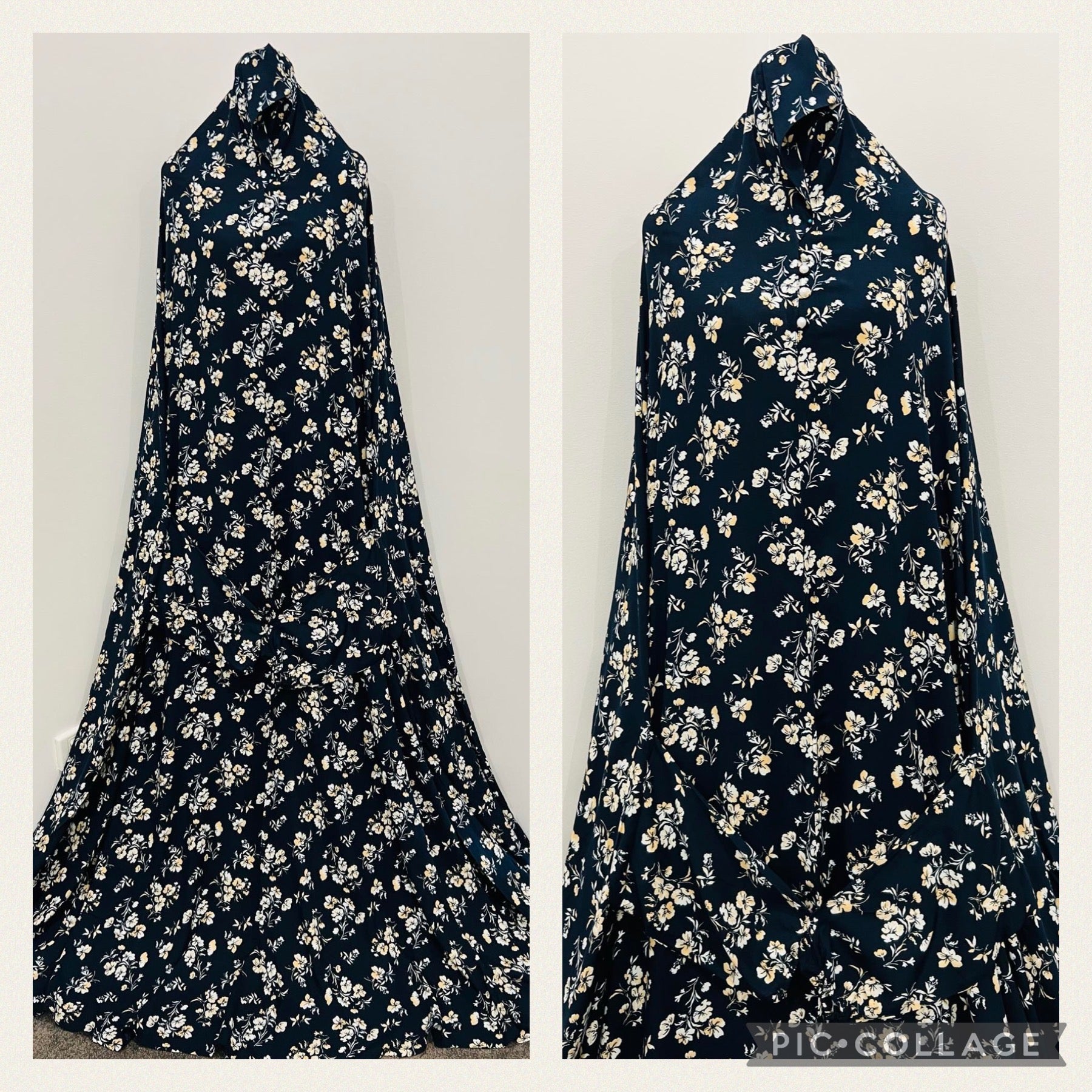 Printed Prayer Long Jilbab – Hijab Living